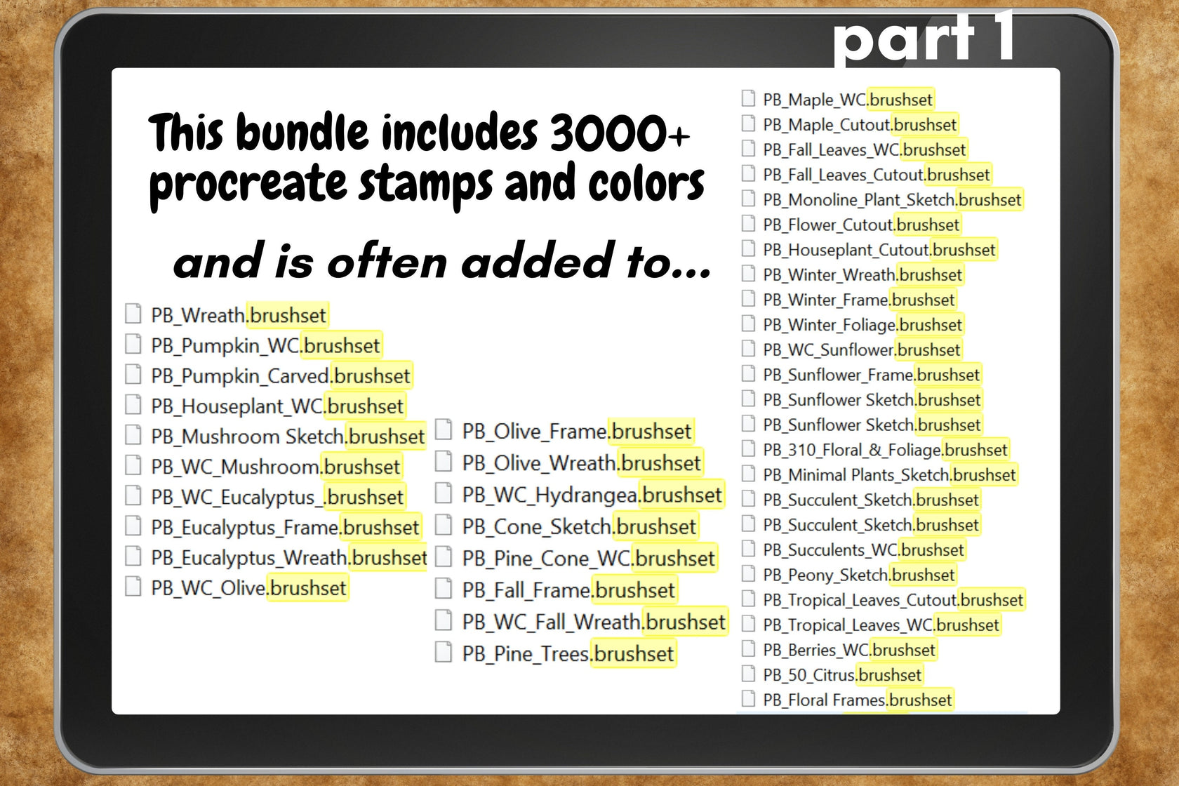 3000+ Plant Procreate Bundle